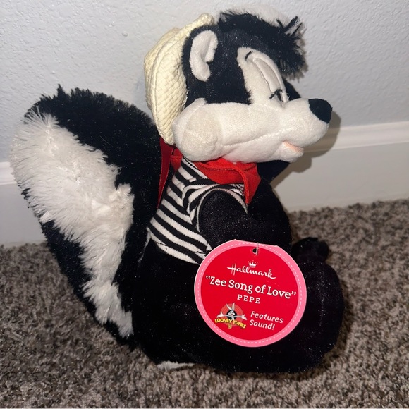 Hallmark | Toys | Pepe Lepew Skunk Plush Hallmark Warner Gondola Sing ...
